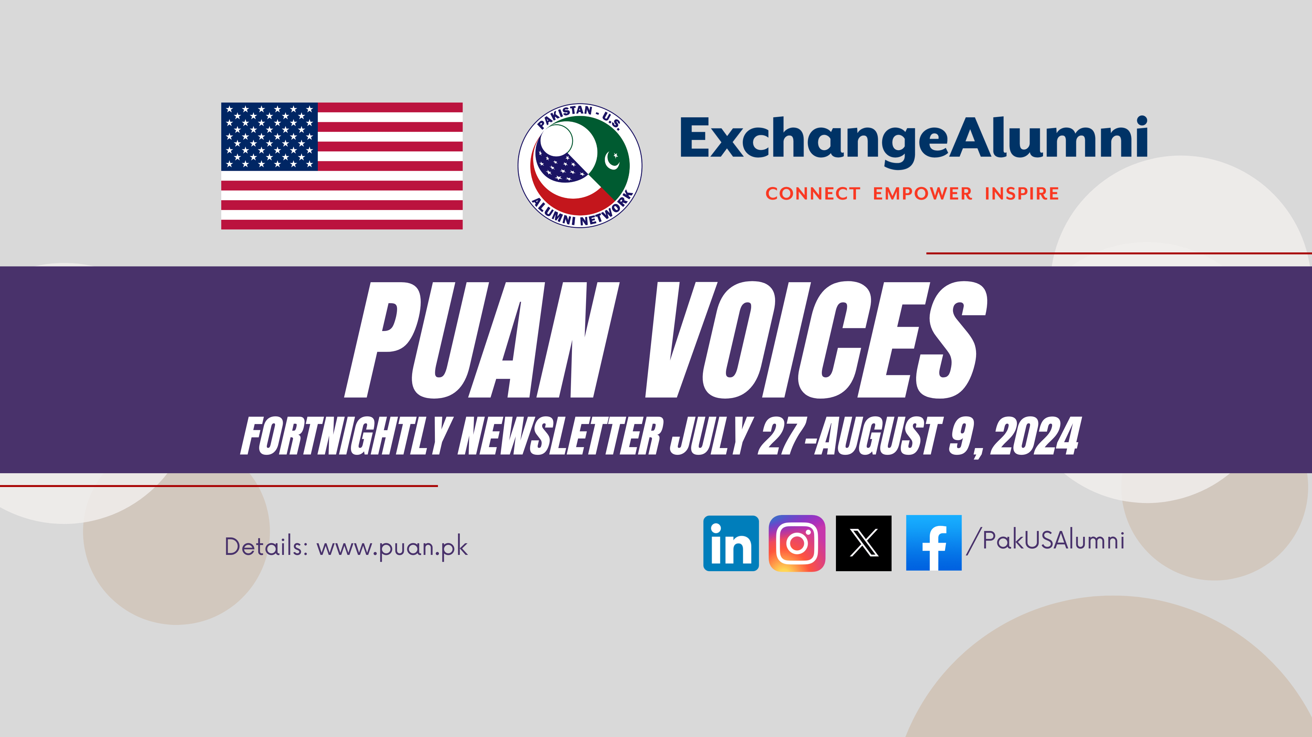 PUAN Voices: Fortnightly Newsletter, July 27-August 09 - Pakistan-U.S ...